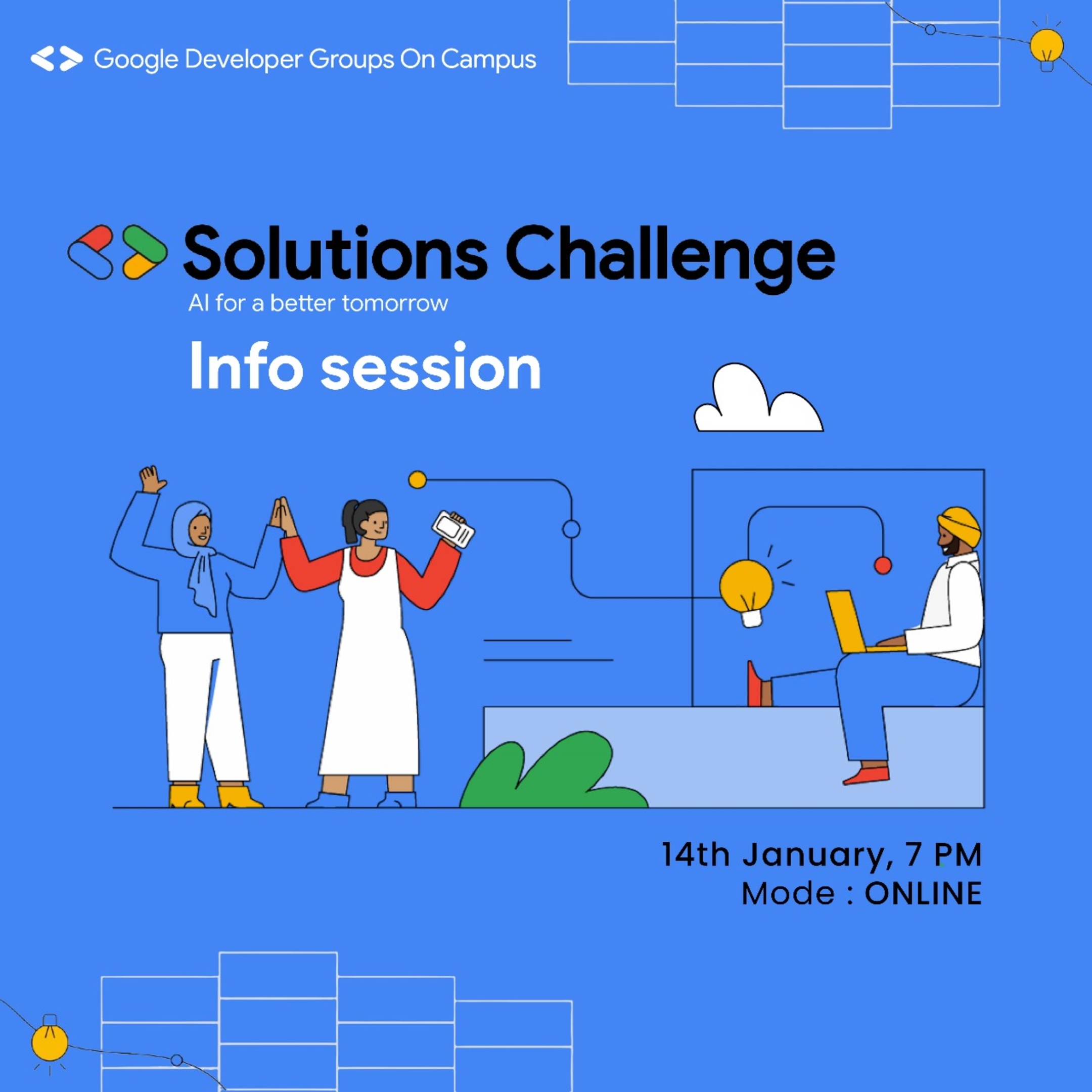 See Solutions Challenge 2025 - Info Session at Google Developer Groups GDG on Campus TKM College ...